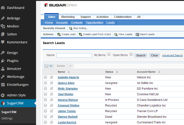 Best Woocommerce Wordpress Plugin To Add Sugarcrm